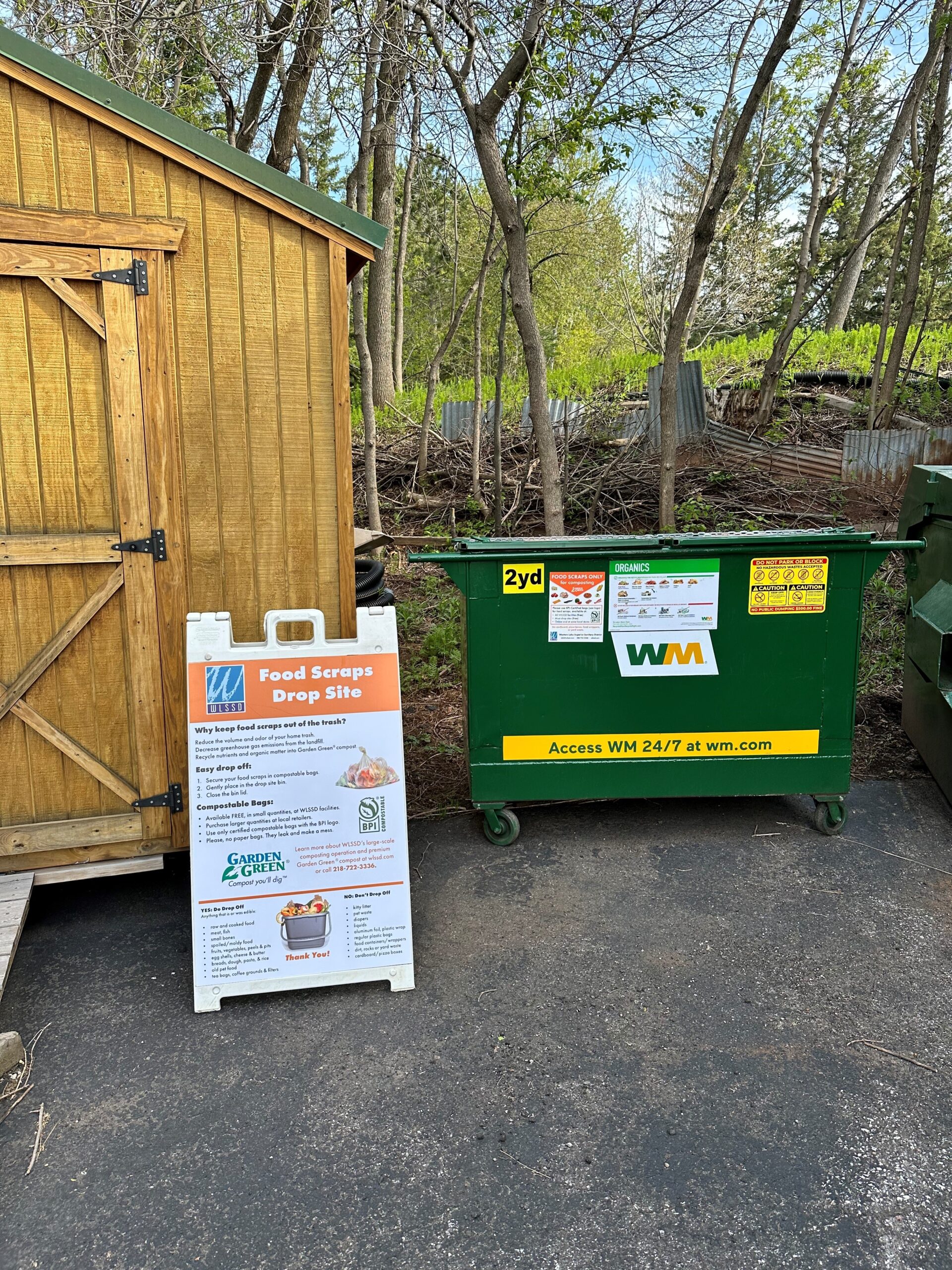 Drop Off Instructions for Food Waste Drop Sites | WLSSD
